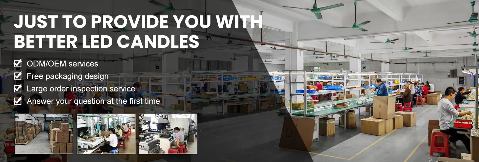 Custom LED Candles factory - LED Pillar Candles manufacturer from China